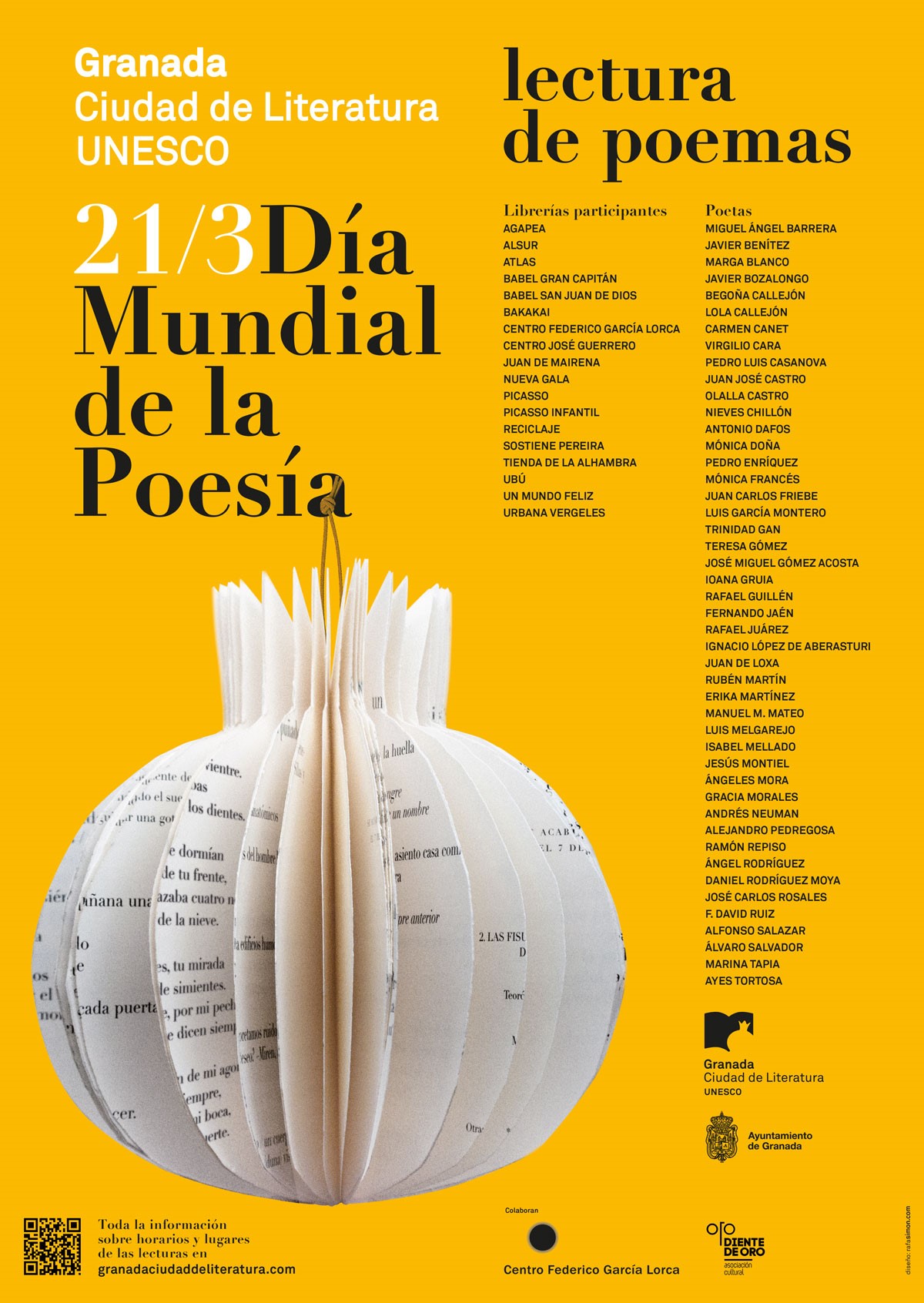 Día Mundial de la Poesía, 21 de marzo de 2017 - Centro Guerrero